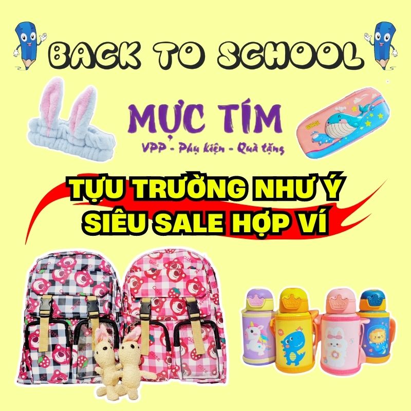 BACK TO SCHOOL 2023: TỰU TRƯỜNG NHƯ Ý – SIÊU SALE HỢP VÍ