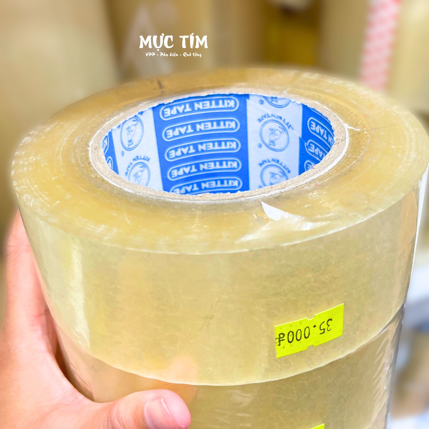 (1 cuộn) băng keo trong 5F 200yard