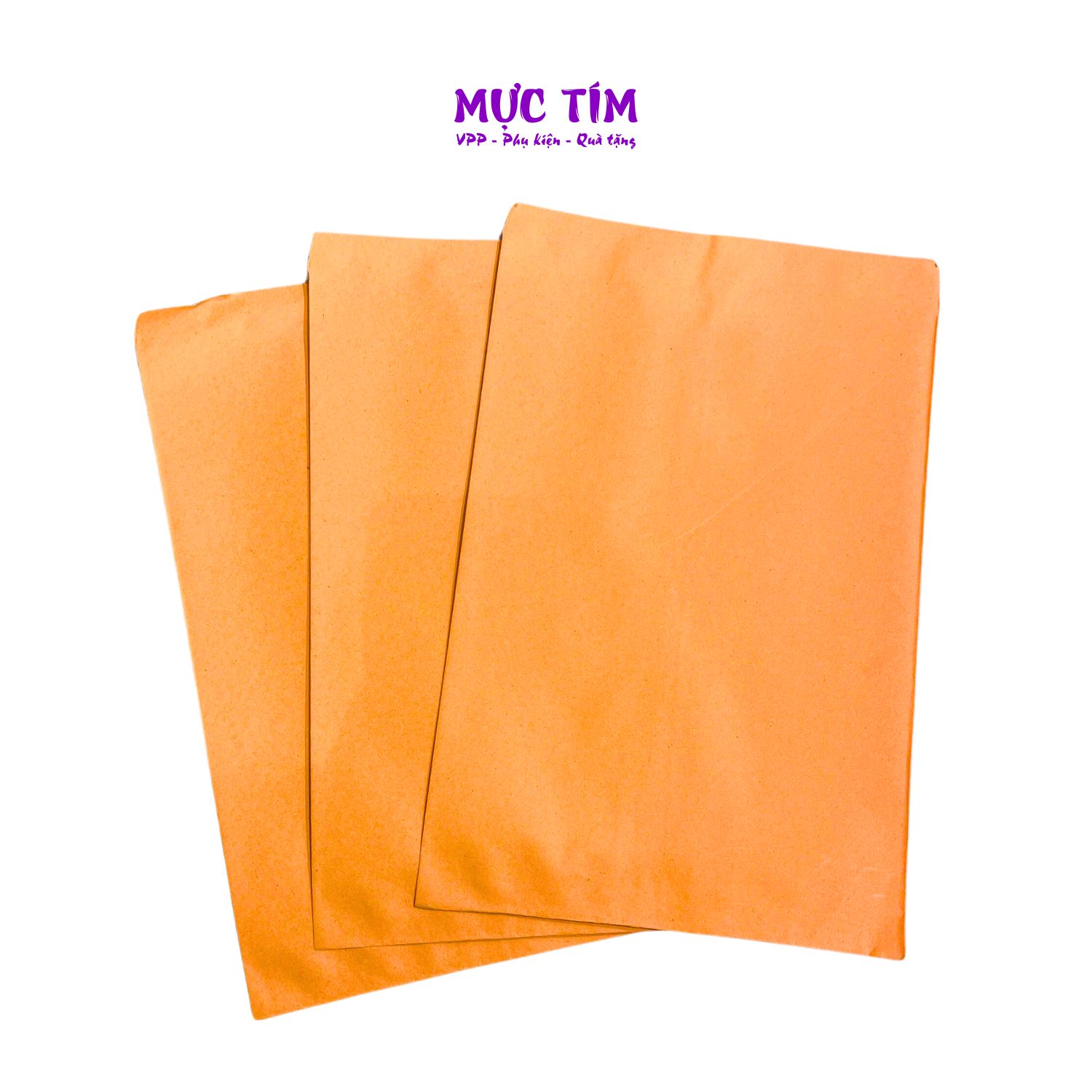 (Xấp 100 cái) Bìa hồ sơ giấy vàng A4 không chữ