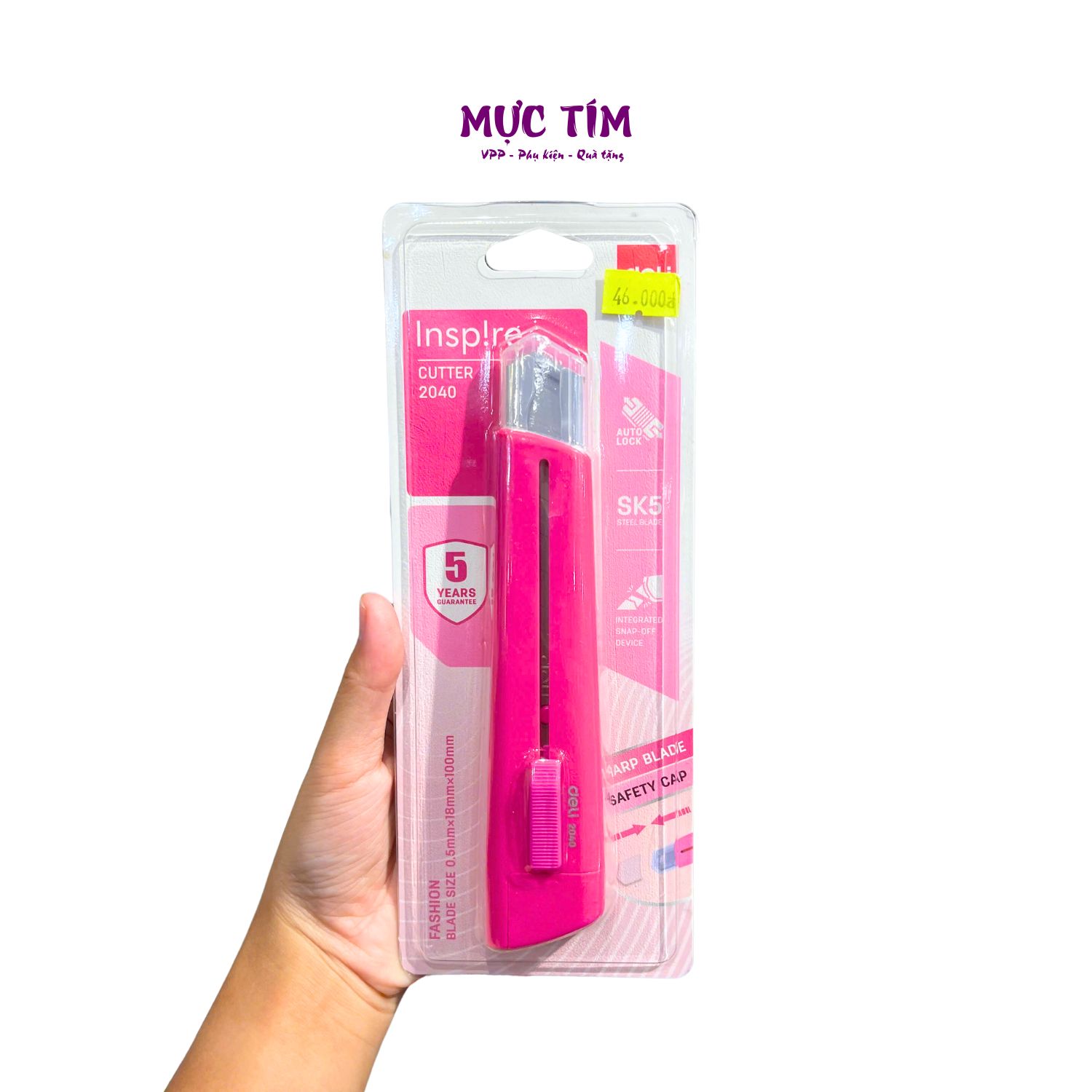 Dao rọc giấy Deli lớn 2040