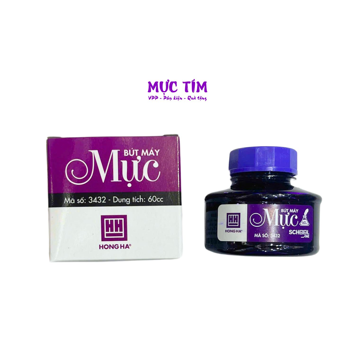Mực bút máy HH 3432 màu tím